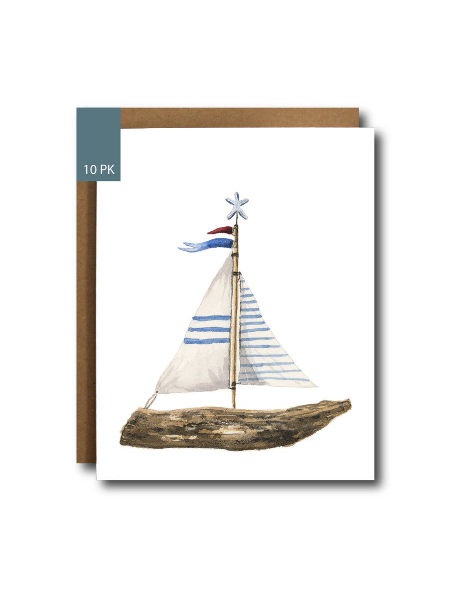Multi-pack Mini Sailboat Cards – Nicole Leah Designs