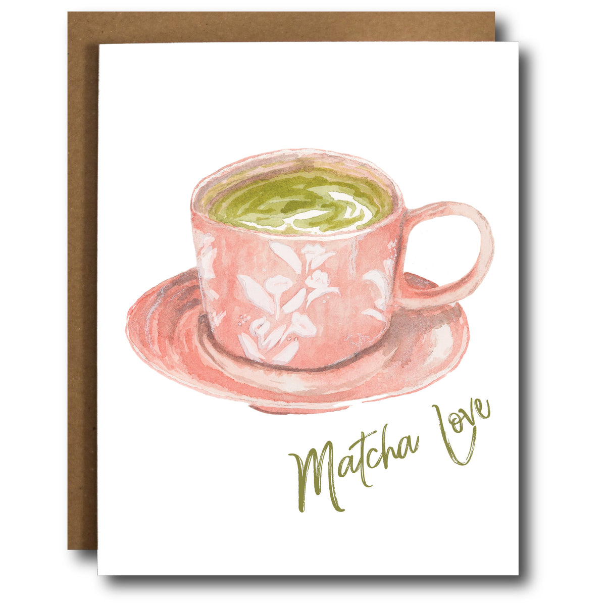 Matcha Love Greeting Card – Nicole Leah Designs